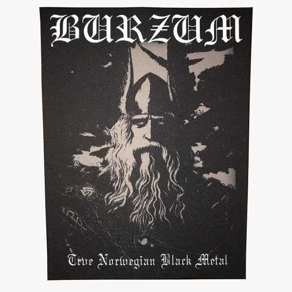 Нашивка большая на спину Burzum "True Norvegian Black Metal ...