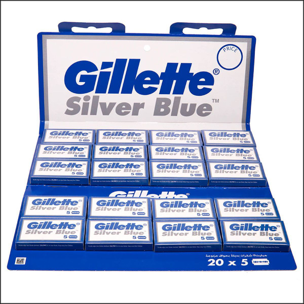 Лезвия для Т-образного станка Silver Blue, 100 шт. - купить с доставкой ...