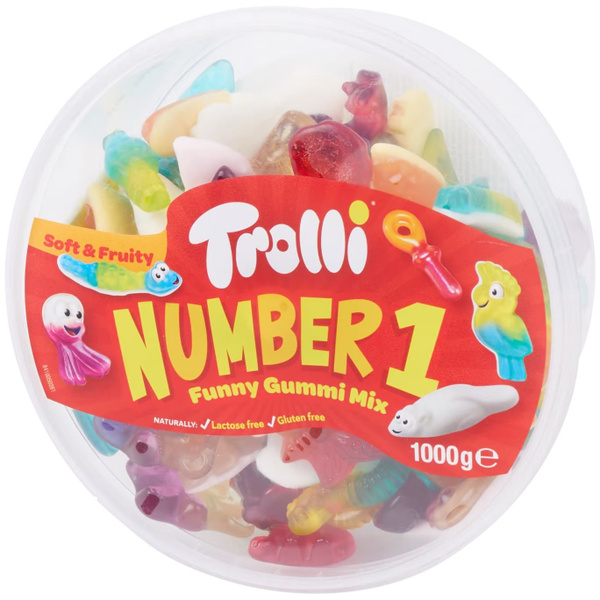 TROLLI Number One 1 кг. жевательный мармелад - ГЕРМАНИЯ - купить с ...