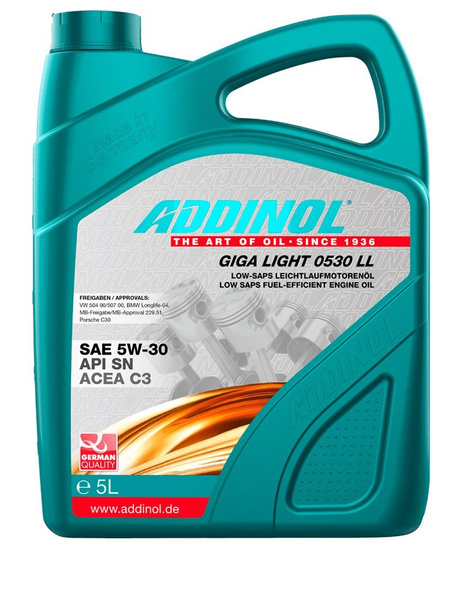 Масло моторное ADDINOL 5W-30 Синтетическое - купить в интернет-магазине ...