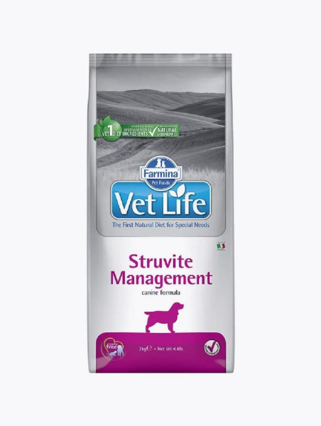 Vet Life Struvite Management корм для собак сухой, 2 кг купить на OZON ...
