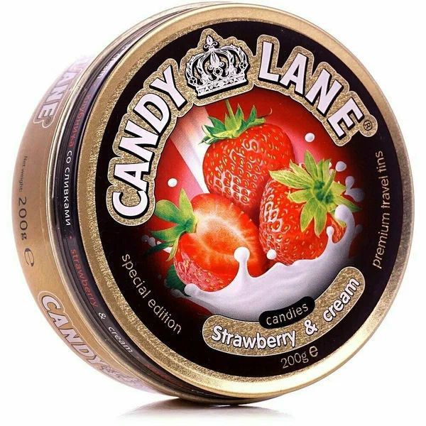 Candy Lane Леденцы Клубника со сливками, 200 г - купить с доставкой по ...