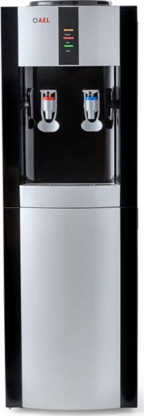 Кулер для воды AEL Кулер LK-AEL-47 BLACK/SILVER, черный, серебристый ...