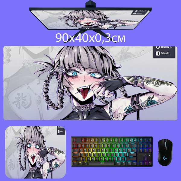 Коврик для мыши в стиле Аниме тянки 90x40x0.3см, №18 - купить с доставкой по выгодным ценам в ...