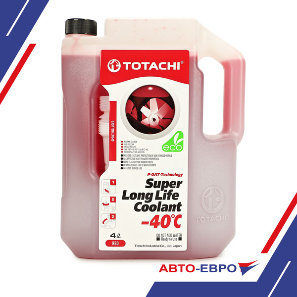 Антифриз TOTACHI Super LLC красный 4л. купить по выгодной цене в ...