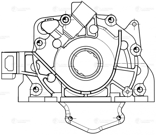 Насос масляный ВАЗ LADA Vesta/X Ray 1.8 (LUZAR) - Luzar арт. LOP 0129 ...
