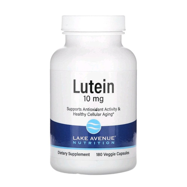 Lake Avenue Nutrition, Lutein, Лютеин, 10 мг - 180 растительных капсул ...