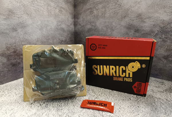 Sunrich, комплект задних колодок (керамика), Geely Monjaro, арт ...