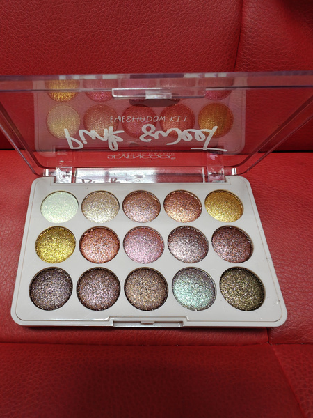 Тени для век Seven Cool Pink Sweet Eyeshadow 15 цветов 6732A - 2 ...