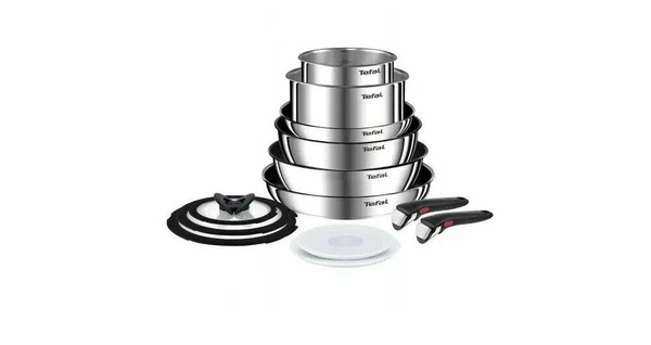 Набор посуды TEFAL INGENIO EMOTION INOX XL - купить с доставкой по ...