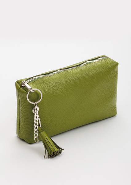 ROBERT DEV. Косметичка женская кожаная натуральная, сменный блок для сумки кросс боди ILLUSION ...