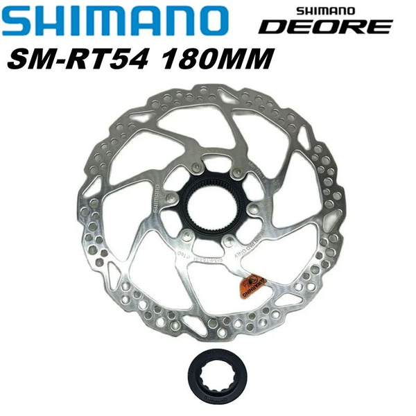 Тормозной диск (ротор) Shimano SM-RT54, 180мм, с центральным замком ...