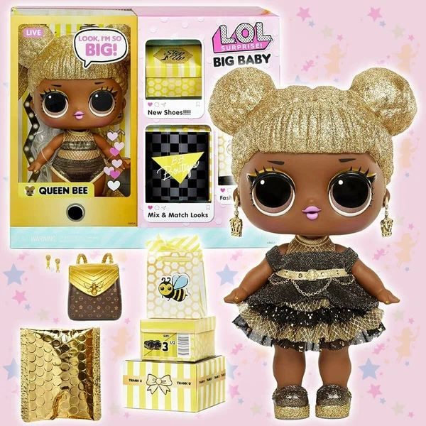 Кукла LOL Surprise Big B.B. (Big Baby) Queen Bee, 578192 - купить с ...