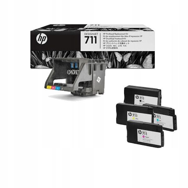 Печатающая головка HP No. 711 для DJ T120/T520 (C1Q10A) Original купить ...