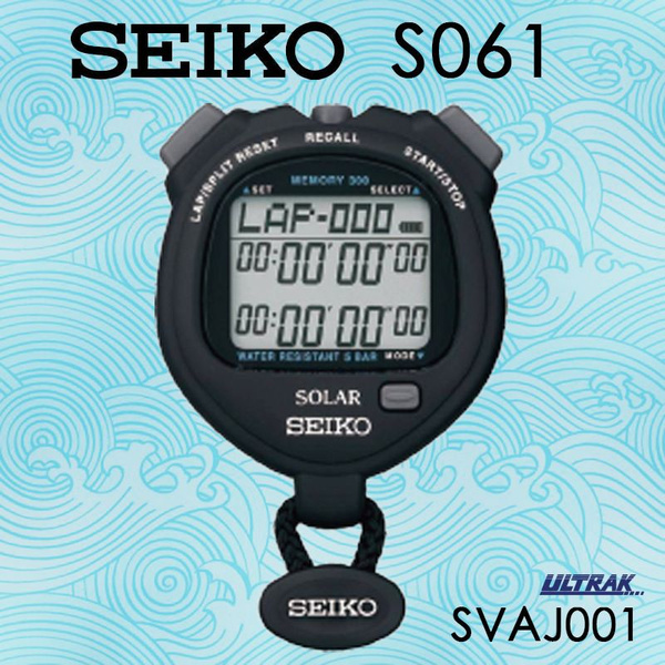 Seiko S061 Секундомер на солнечной энергии,300 взлетно-посадочная полоса 3 ряда SVAJ001 купить ...