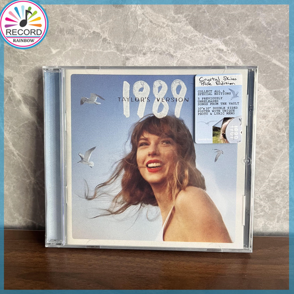 CD Taylor Swift 1989 Taylor's Version Deluxe Crystal Skies Blue Poster ...