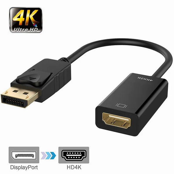 Dp к Hdmi совместимый 4k Uhd кабель адаптер мужской к женский для Hp