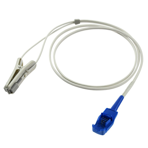 Многоразовый датчик SPO2 для пальцевых зажимов взрослых для мониторов ...