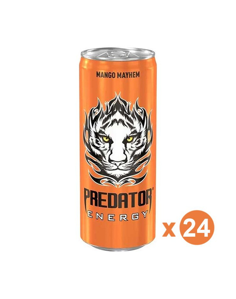 Энергетический напиток Predator Energy Mango Maythem, 24 шт x 250 мл ...