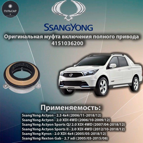 Оригинальная муфта включения полного привода 4151036200 / 4151009100 ...