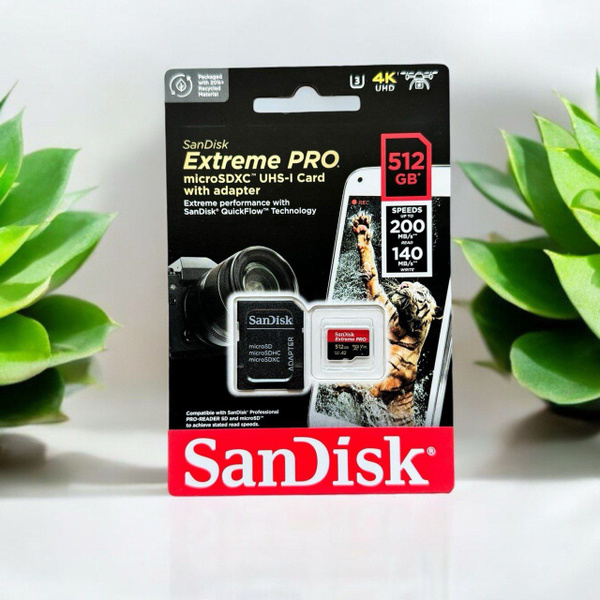 Карта памяти Micro SD SanDisk 512 Гб Extreme Pro (Карта памяти Micro SD ...