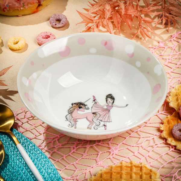 Салатник керамика Daniks, Балерина, 350 мл, 15 см, детский купить на OZON по низкой цене ...