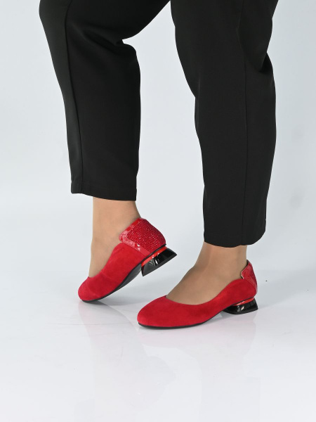 Туфли Женский Ascalini Замша натуральная, размер 39 Стандартный низкий (до 4 см) 9 Россия Без ...