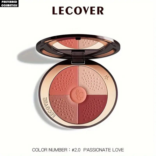 Палитра румян Lecover Glow Rouge - Водостойкие, для всех тонов кожи ...