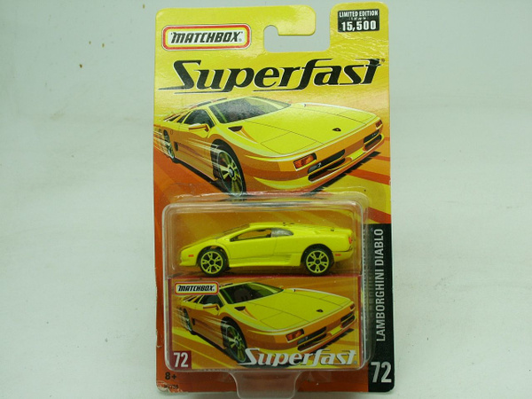 Машинка matchbox 1/64 Alloy model toy SUPERFAST Lamborghini Diablo ...