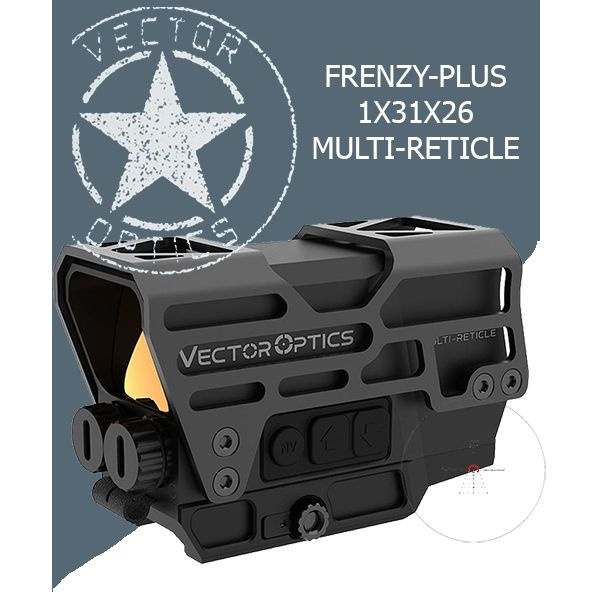 Коллиматорный прицел Vector Optics FRENZY-PLUS 1X31X26 Multi-Reticle ...