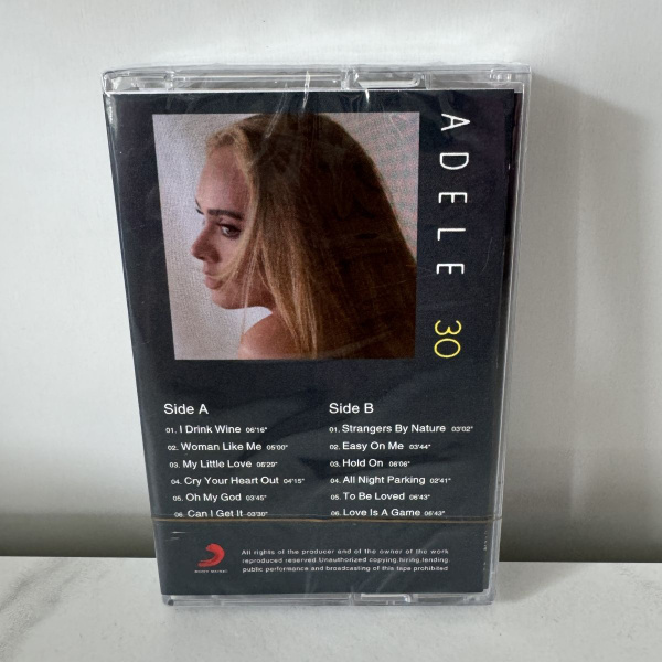 Audio MC (кассета) Adele Adkins 30 Лентой аудиокассета Кассета с Магнитной - купить по низким ...