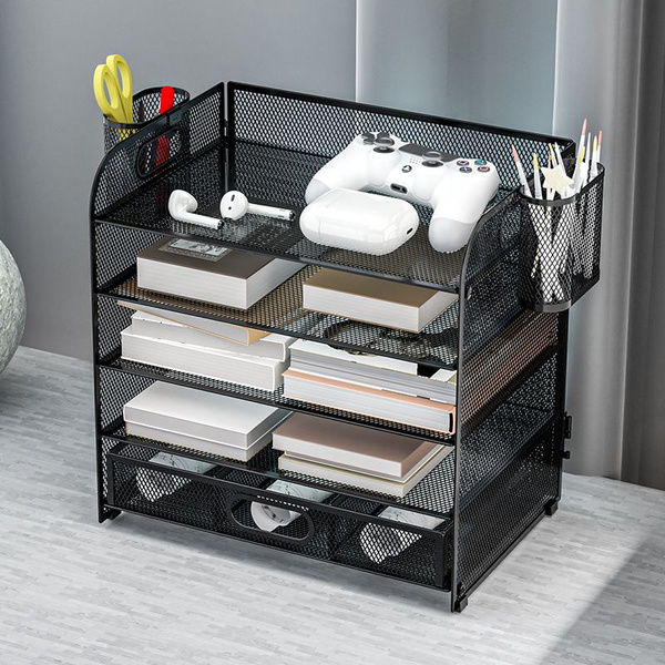 Лоток для бумаг многоуровневый офисный органайзер для стола с большим ...