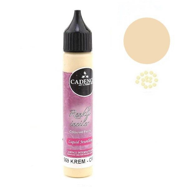 Контур универсальный с эффектом жемчуга Cadence Colored Pearls. Cream ...