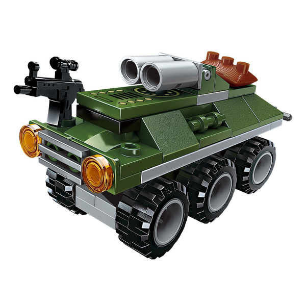 Конструктор пластиковый Военный броневик 62 деталей Qman 1803-6 - купить с доставкой по выгодным ...