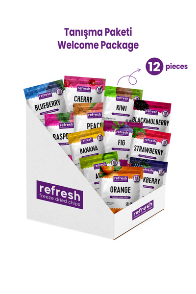 Refresh Chips Сублимированные фрукты Знакомство с пакетом - купить с ...