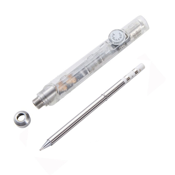 Паяльник SH72 65 Вт 12-24 В 220-400 Не T12 Прозрачный Белый купить на OZON по низкой цене ...