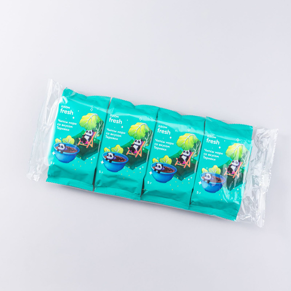 Чипсы-Нори из морской водоросли Ozon fresh Teriyaki, 5 г х 4 шт ...