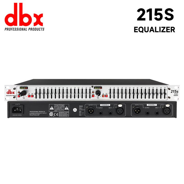 DBX-215S Профессиональный двойной 15-секционный эквалайзер для устранения низкочастотного шума ...