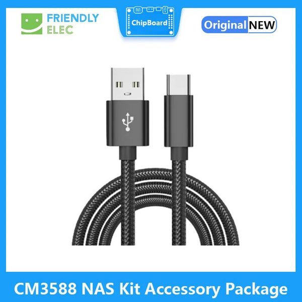 FriendlyELEC CM3588 Набор NAS Металлический алюминиевый, корпус питание ...