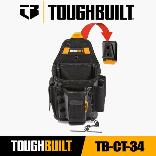 TOUGHBUILT TB-CT-34 Прочная сумка электрика для мелких инструментов ...