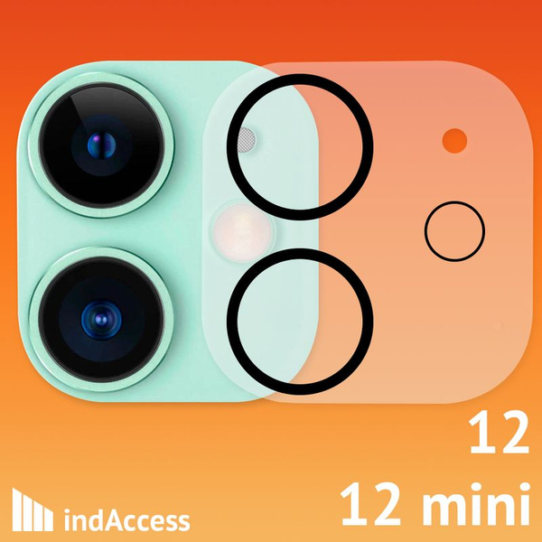 Защитное стекло на камеру на Айфон 12, 12 mini/ для камеры для iPhone ...