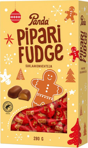Шоколадные конфеты Panda pipari fudge со вкусом рождественского печенья ...