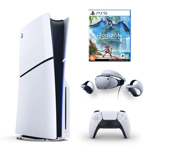 Характеристики PS5 (ПС5)Игровая приставка Sony PlayStation 5 Slim disk +VR Sony PlayStation VR2 ...