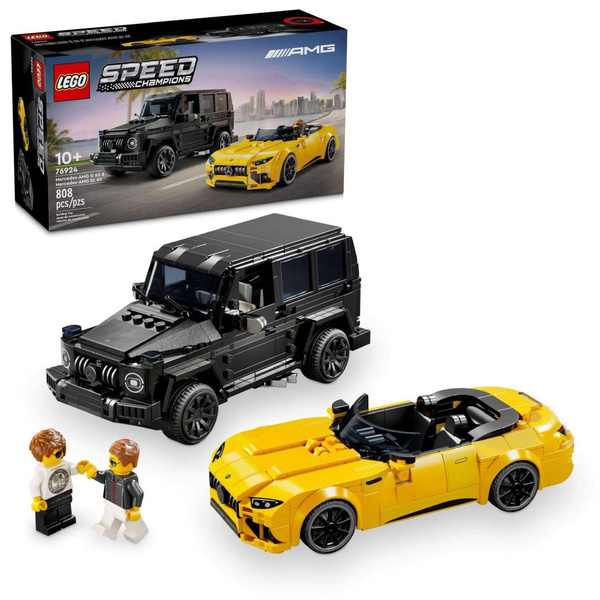 Конструктор LEGO Speed Champions Mercedes-AMG G 63 и Mercedes-AMG SL 63, 808 деталей, 76924 ...