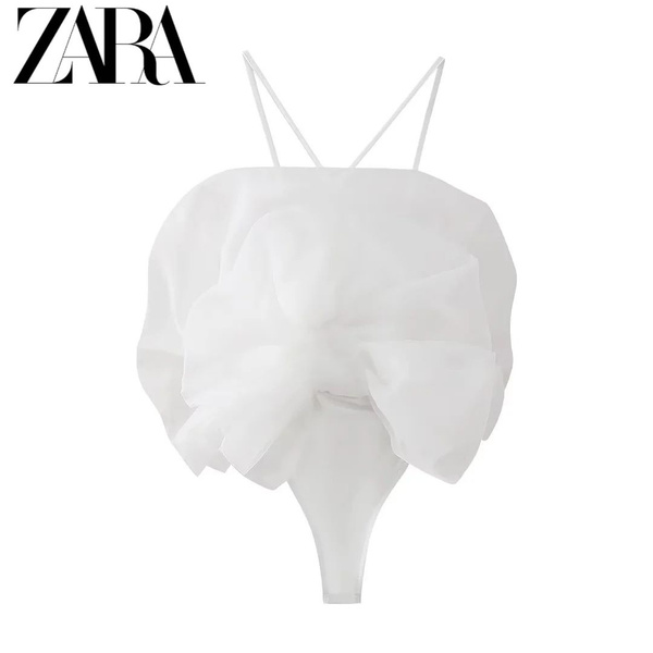 Майка Zara, 46 - купить по выгодной цене в интернет-магазине OZON (1729113178)