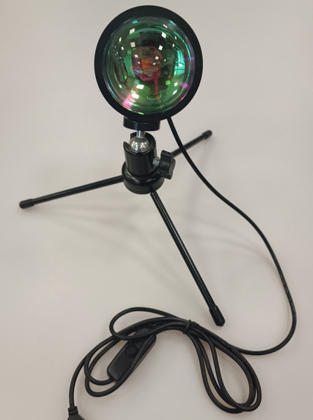 Декоративный LED светильник SUNSET RED lamp AMAI, светодиодный ночник ...