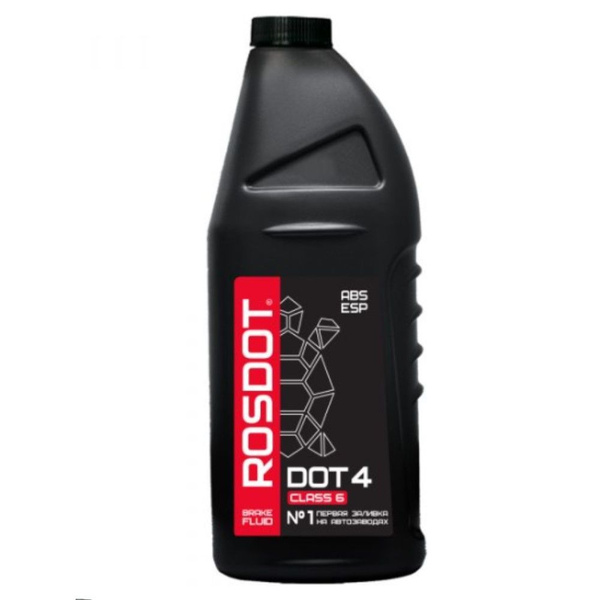 Жидкость тормозная RosDot 430140002 DOT 4 - купить по доступной цене в интернет-магазине OZON ...