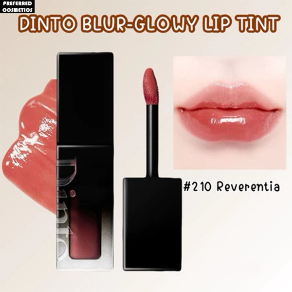 Dinto Blur-Glowy Lip Tint Глазурь для губ ,Вода и световое зеркало, увлажняющие и разглаживающие ...