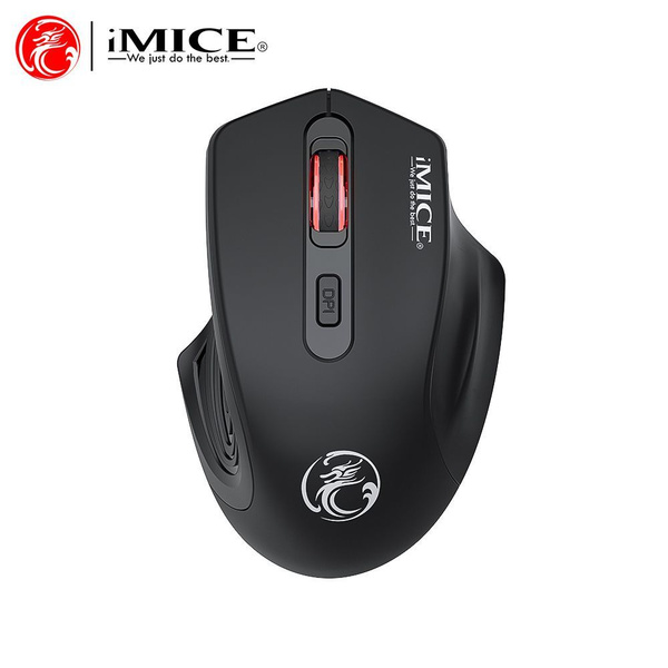 Мышь беспроводная IMICE беспроводная Беспроводная трехрежимная , черный матовый купить c ...