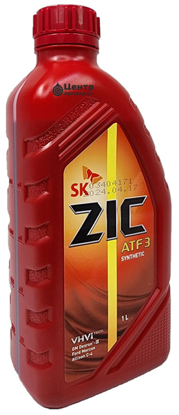 ZIC ATF 3, трансмиссионное, 1л. купить c доставкой на OZON по низкой цене (770373377)